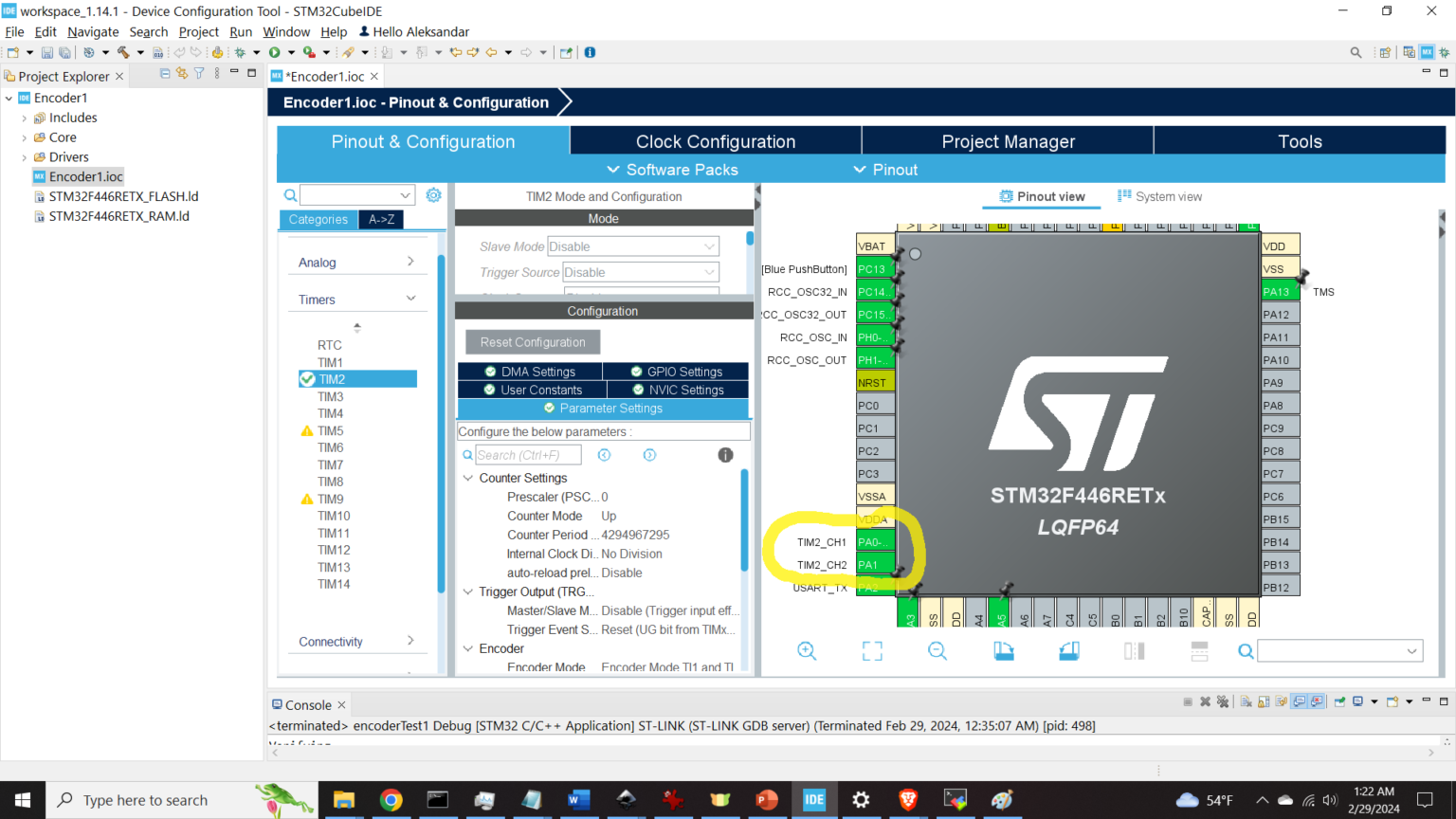 Interface Encoder With Stm32 Microcontroller And Read Encoder Angle Measurements Fusion Of