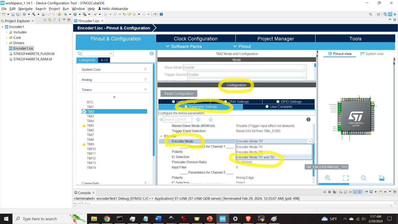 Interface Encoder With Stm32 Microcontroller And Read Encoder Angle Measurements Fusion Of
