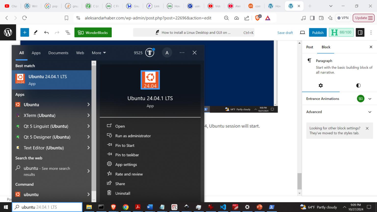 How To Install A Linux Desktop And Gui On Windows Subsystem For Linux Wsl Fusion Of