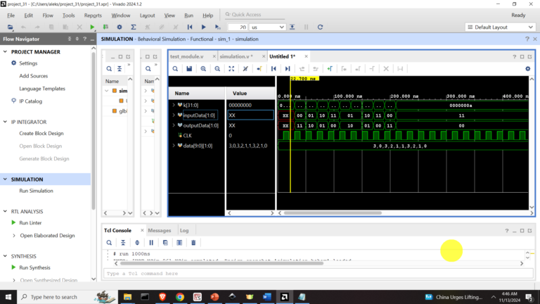 Load Data From Files Into Verilog And Vivado Simulations Fpga Tutorial Fusion Of Engineering