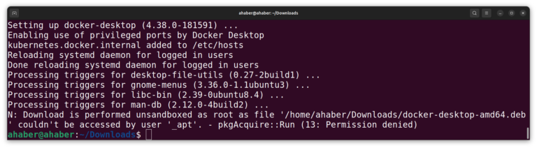 How To Correctly Install Docker Desktop On Linux Ubuntu Fusion Of Engineering Control Coding