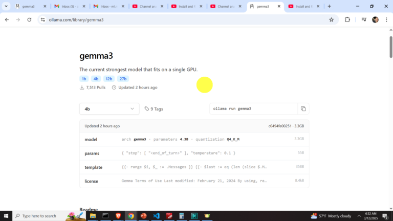 How to Install and Run Locally Google’s Gemma 3 on a Windows Computer – Fusion of Engineering ...